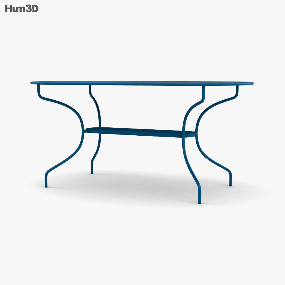 Fermob Opera Oval Table 3D model - Download in MAX, OBJ, FBX, C4D