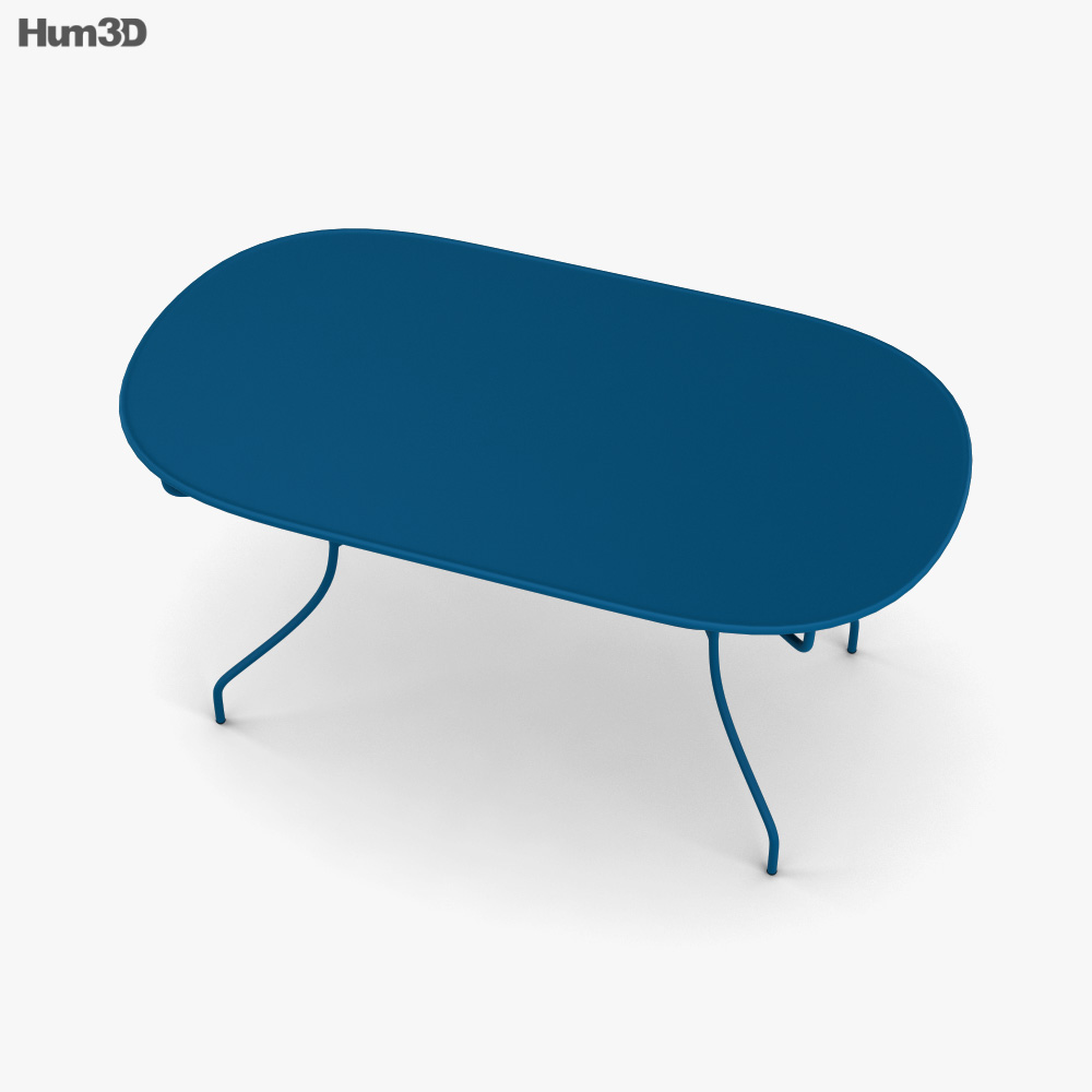 Fermob Opera Oval Table 3D model - Download in MAX, OBJ, FBX, C4D