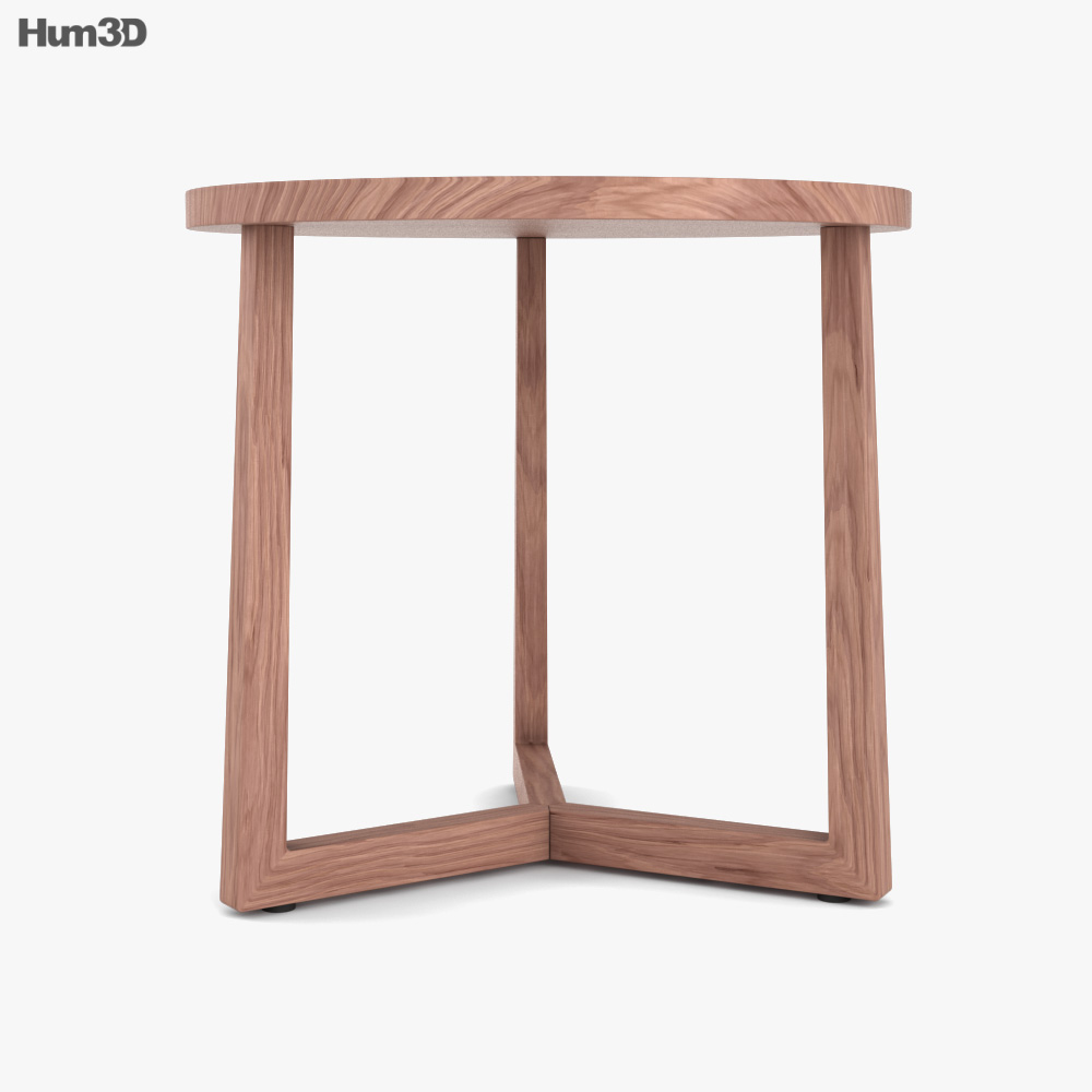 Flexform Jiff Table 3D model - Download in MAX, OBJ, FBX, C4D