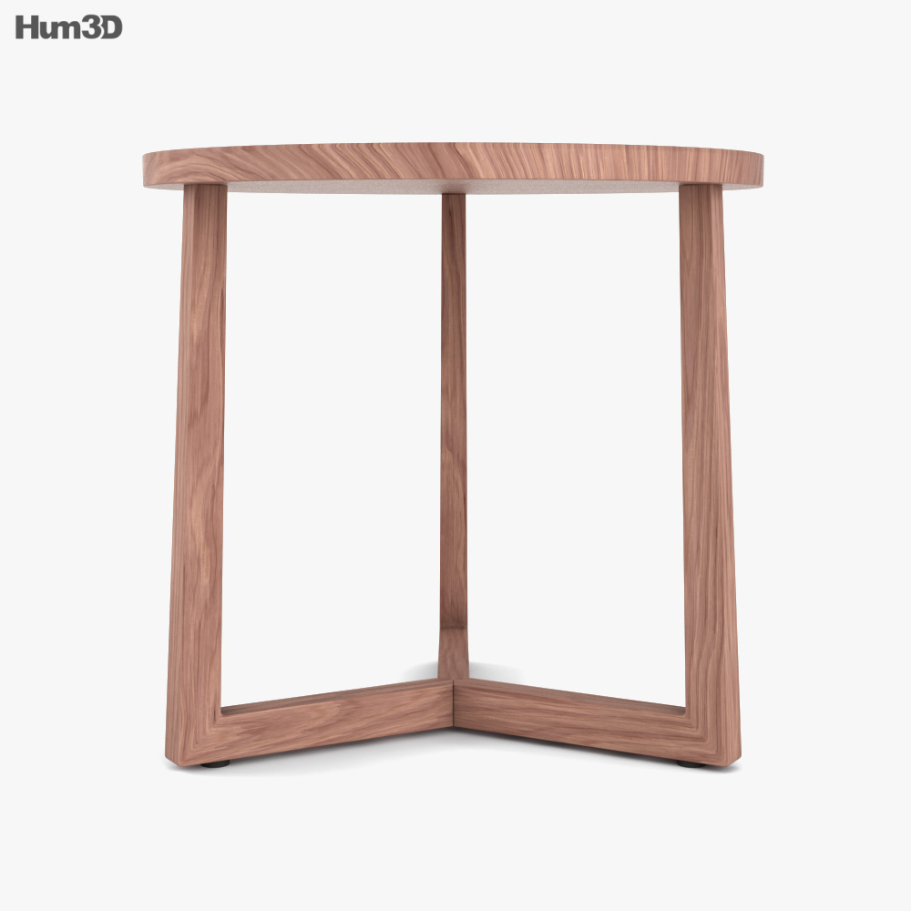 Flexform Jiff Table 3D model - Download in MAX, OBJ, FBX, C4D