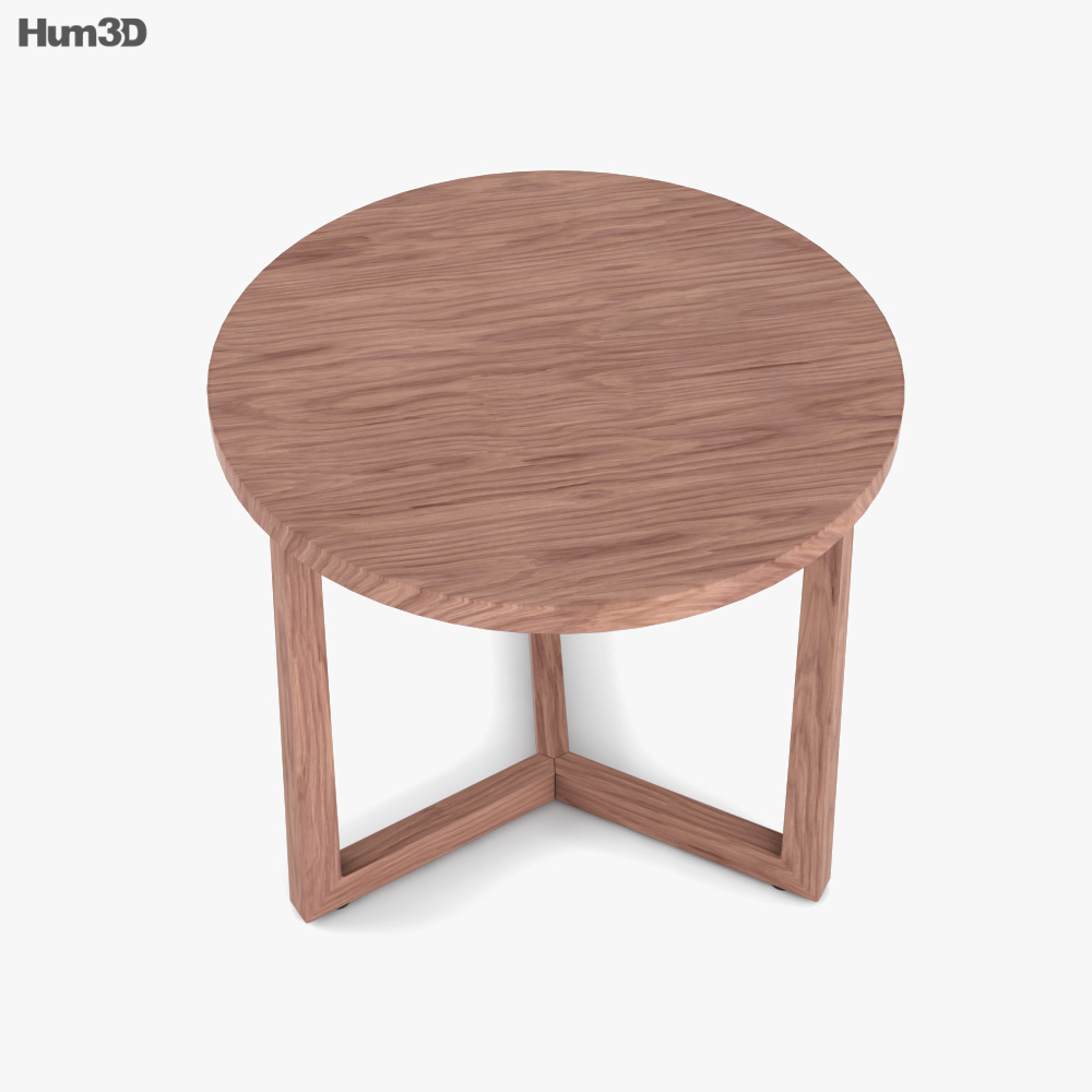 Flexform Jiff Table 3D model - Download in MAX, OBJ, FBX, C4D