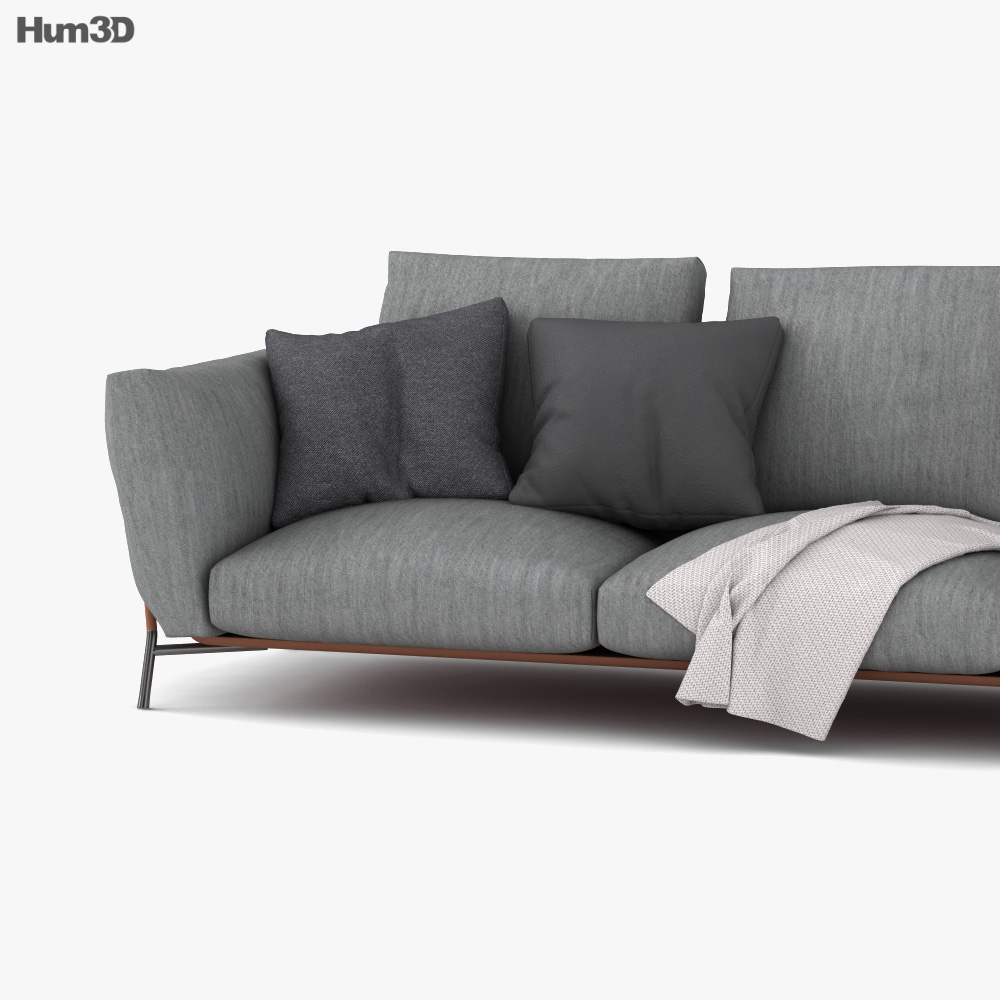 Flexform Ambroeus Sofa 3D model - Download in MAX, OBJ, FBX, C4D