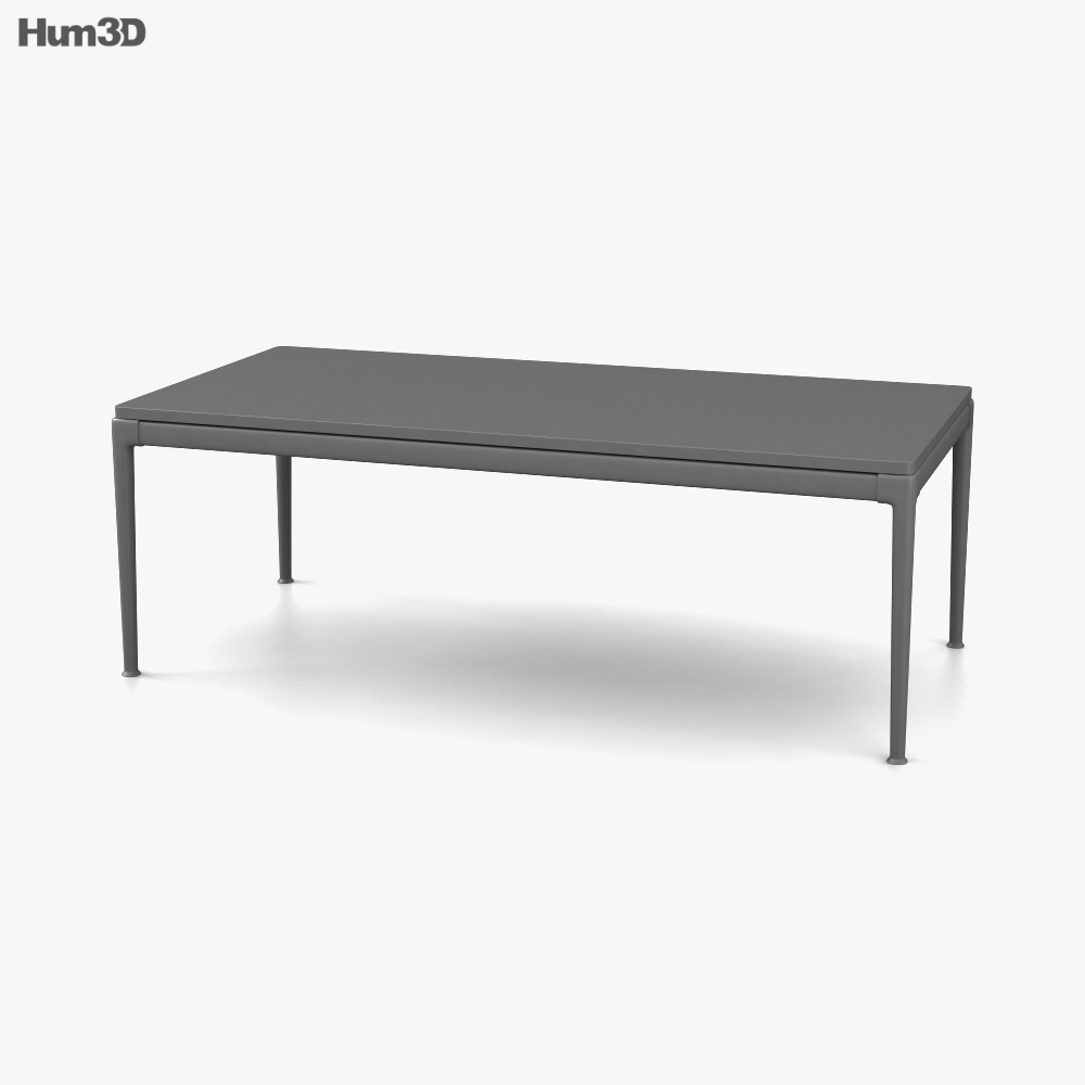 Flexform Pico Dining table 3D model - Download in MAX, OBJ, FBX, C4D
