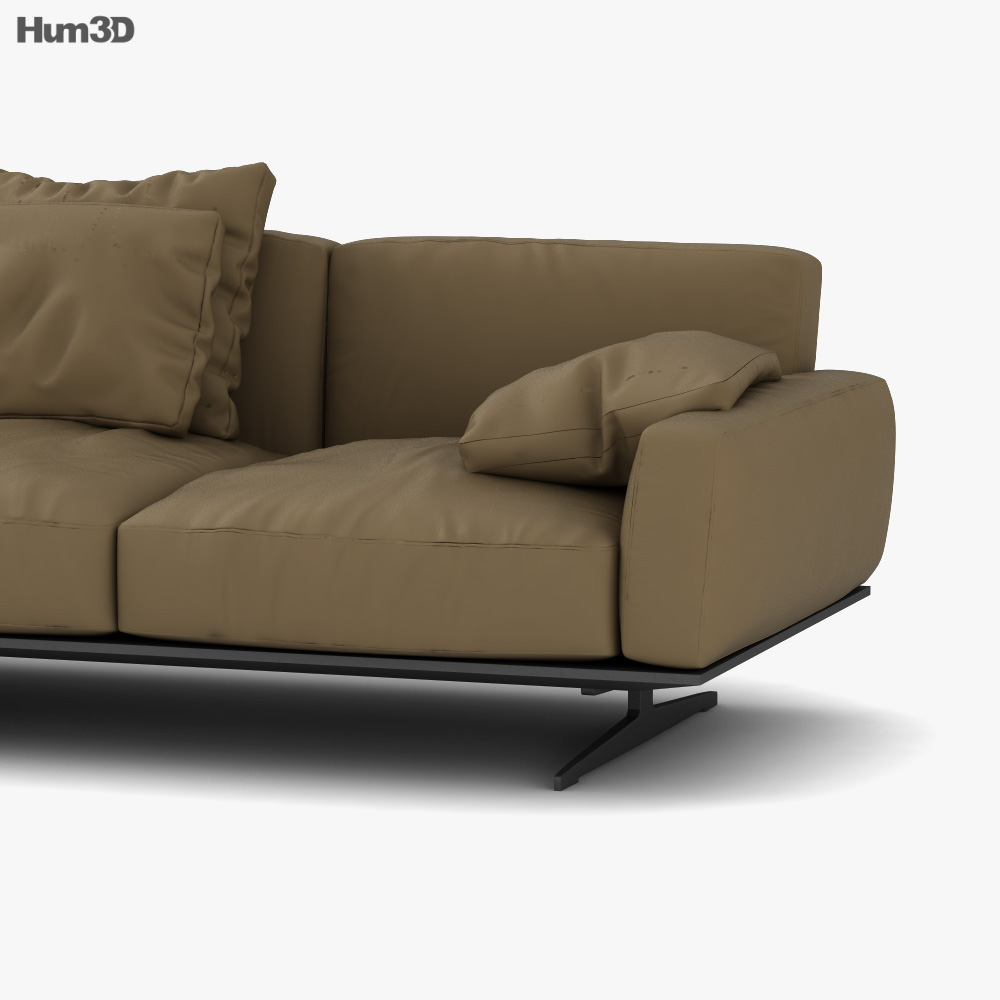 Flexform Soft Dream Sofa 3D model - Download in MAX, OBJ, FBX, C4D