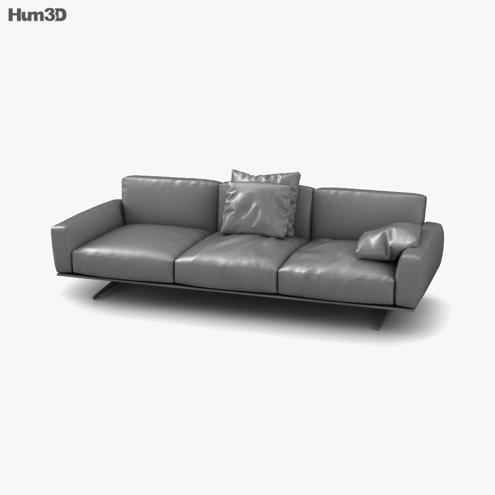 Flexform Soft Dream Sofa 3D model - Download in MAX, OBJ, FBX, C4D