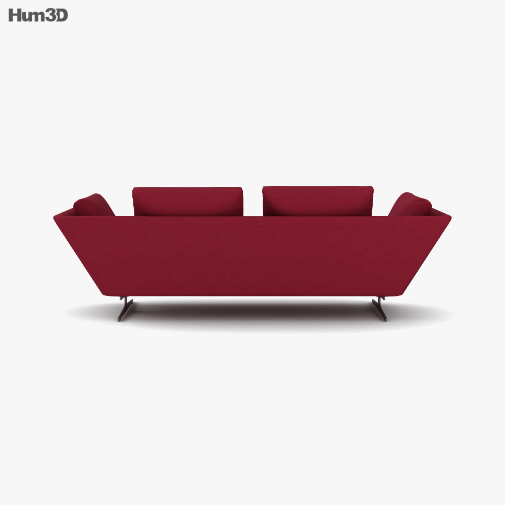 Flexform Zeus Sofa 3D model - Download in MAX, OBJ, FBX, C4D