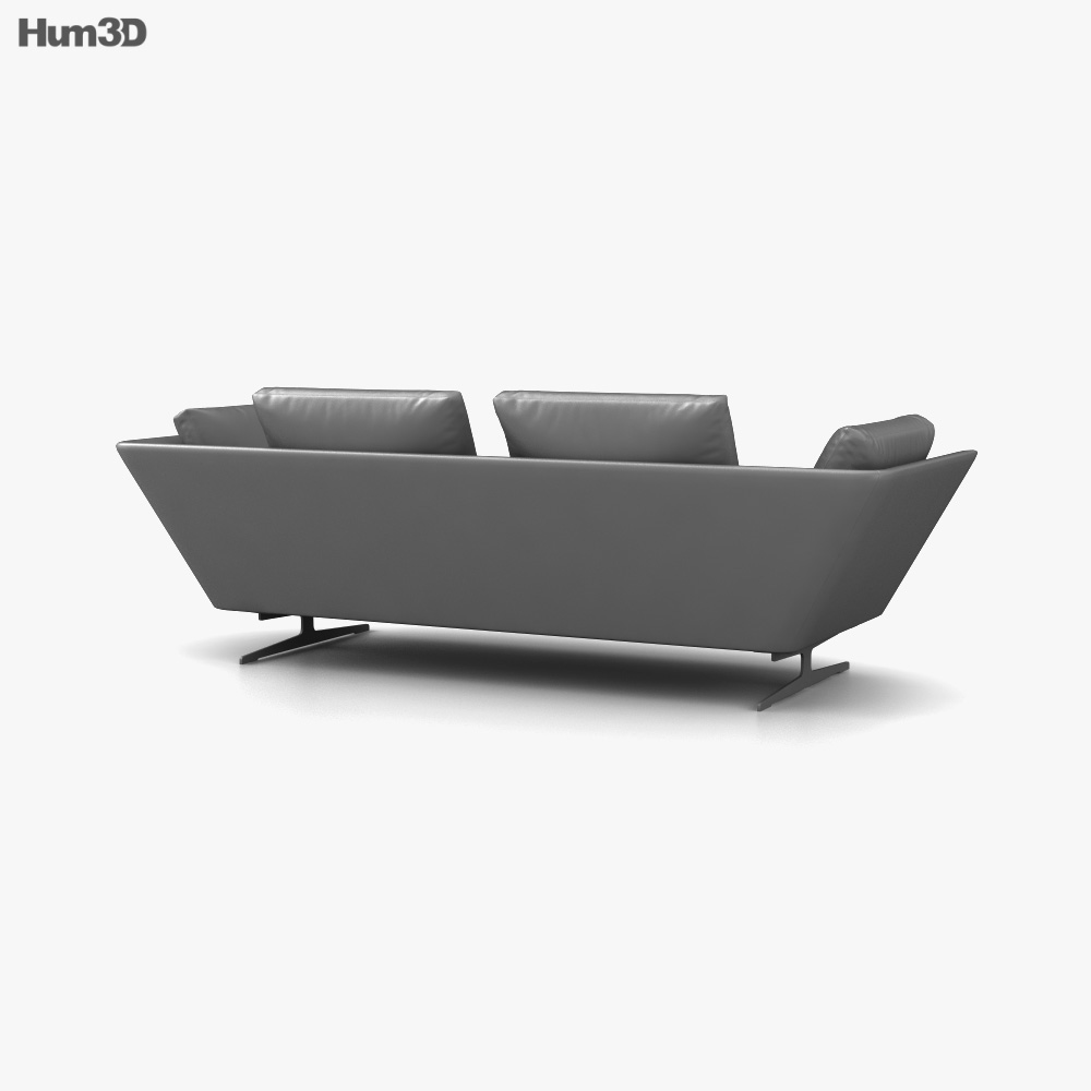 Flexform Zeus Sofa 3D model - Download in MAX, OBJ, FBX, C4D