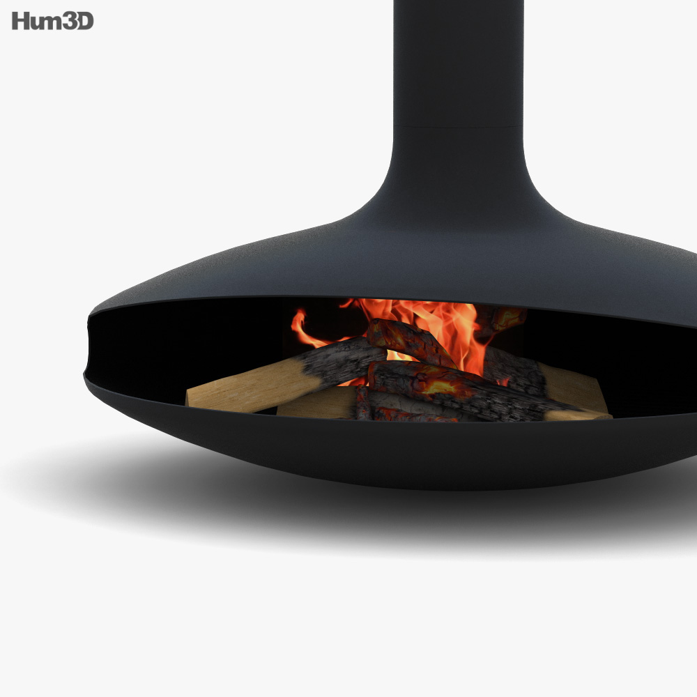 Focus Gyrofocus Fireplace 3D model - Download in MAX, OBJ, FBX, C4D