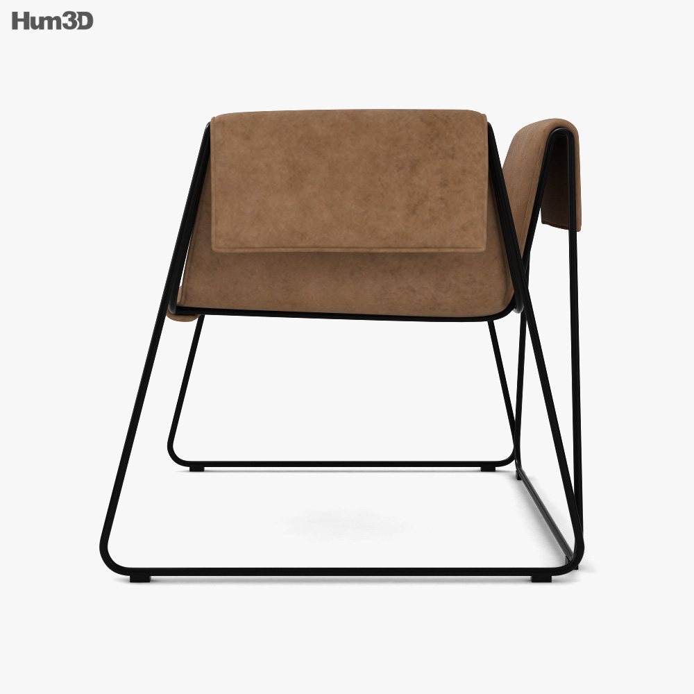 Frag Stefania Andorlini Arche Lounge chair 3D model - Download in MAX ...