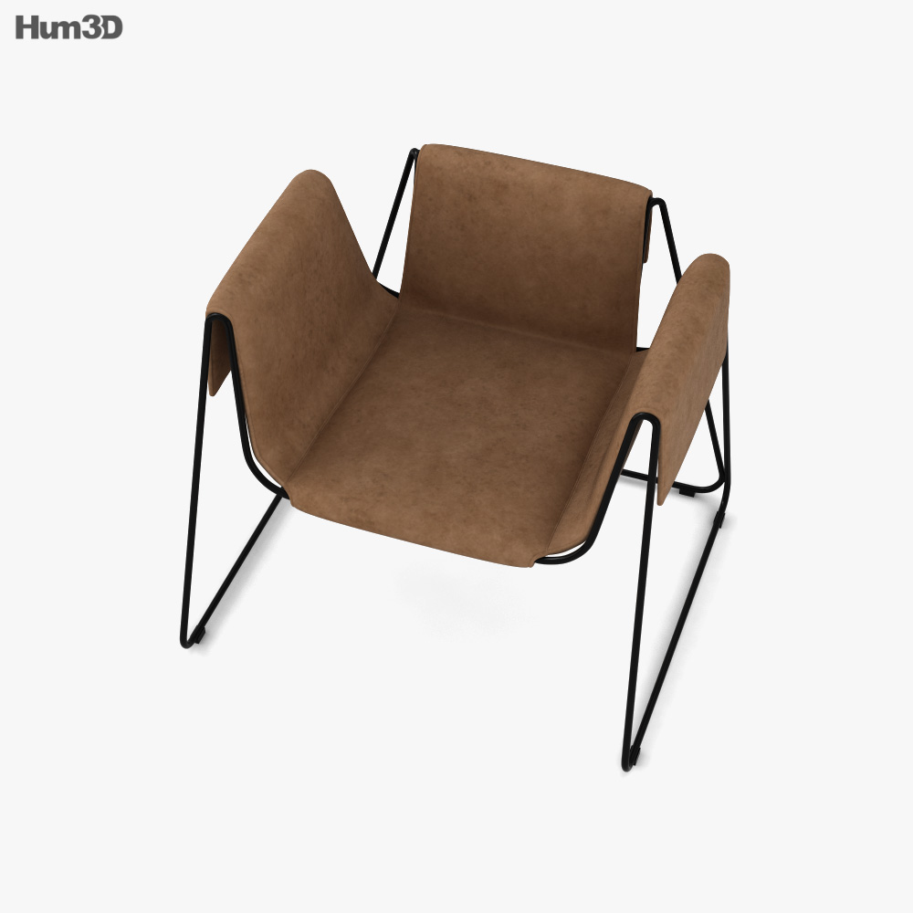 Frag Stefania Andorlini Arche Lounge chair 3D model - Download in MAX ...