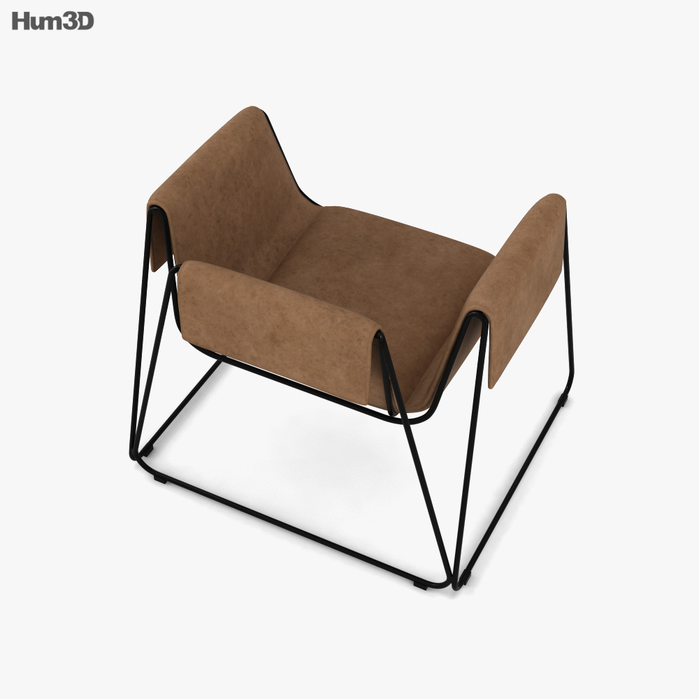 Frag Stefania Andorlini Arche Lounge chair 3D model - Download in MAX ...