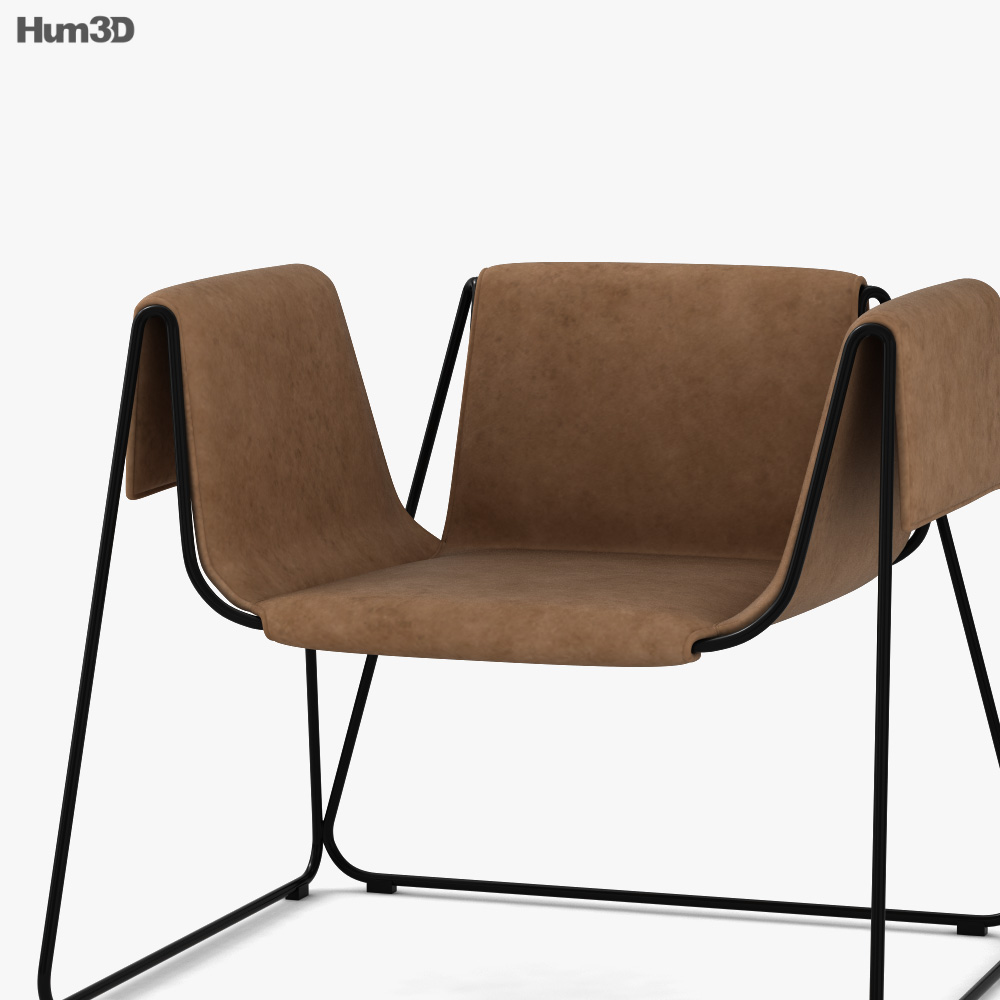 Frag Stefania Andorlini Arche Lounge chair 3D model - Download in MAX ...