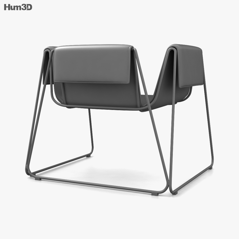 Frag Stefania Andorlini Arche Lounge chair 3D model - Download in MAX ...