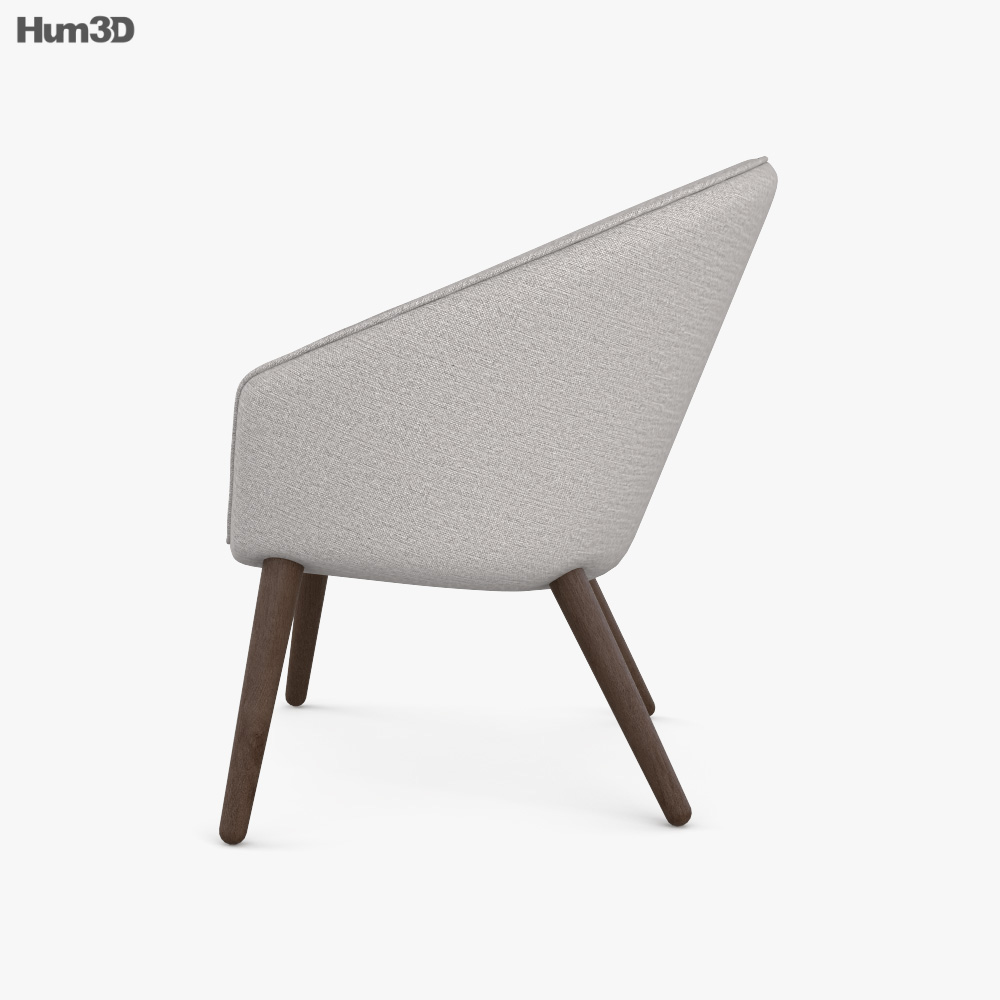 Fredericia Ditzel Lounge chair 3D model - Download in MAX, OBJ, FBX, C4D
