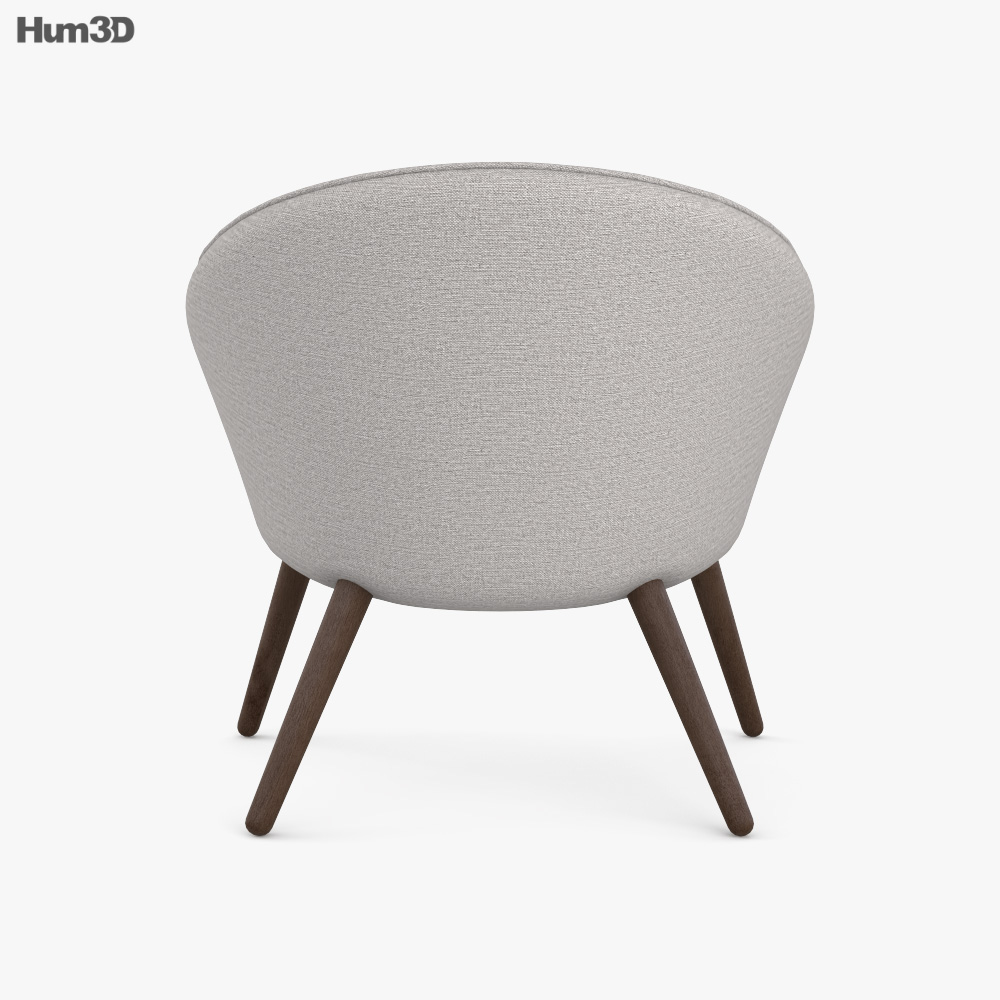 Fredericia Ditzel Lounge chair 3D model - Download in MAX, OBJ, FBX, C4D