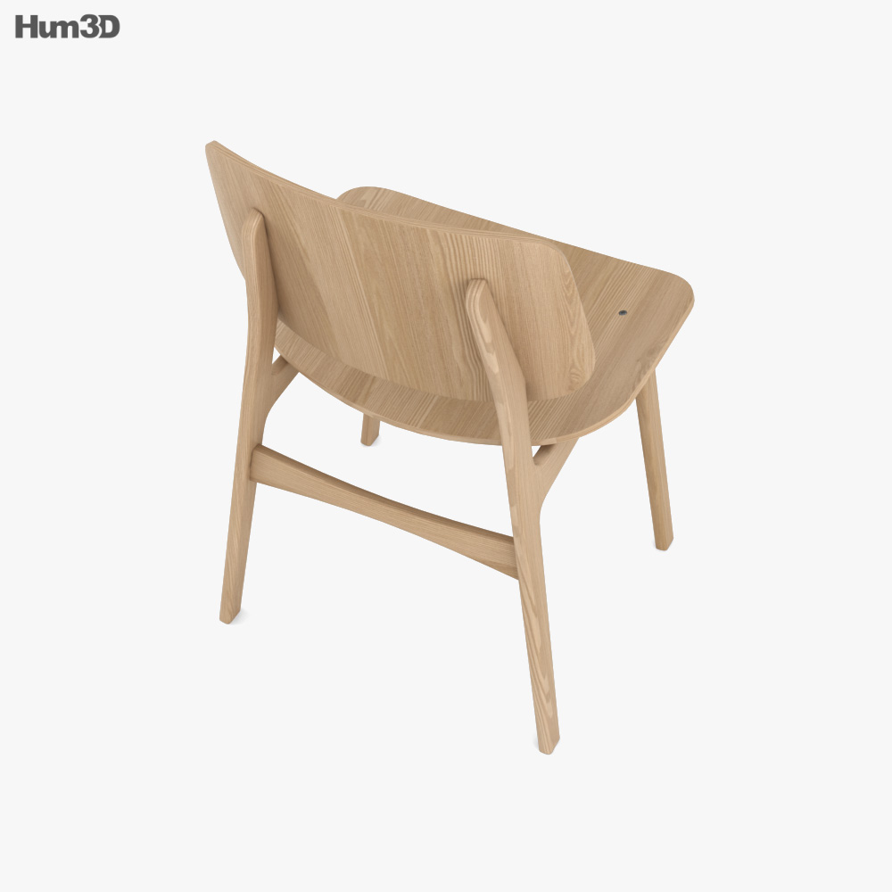 Fredericia Soborg Chair 3D model - Download in MAX, OBJ, FBX, C4D