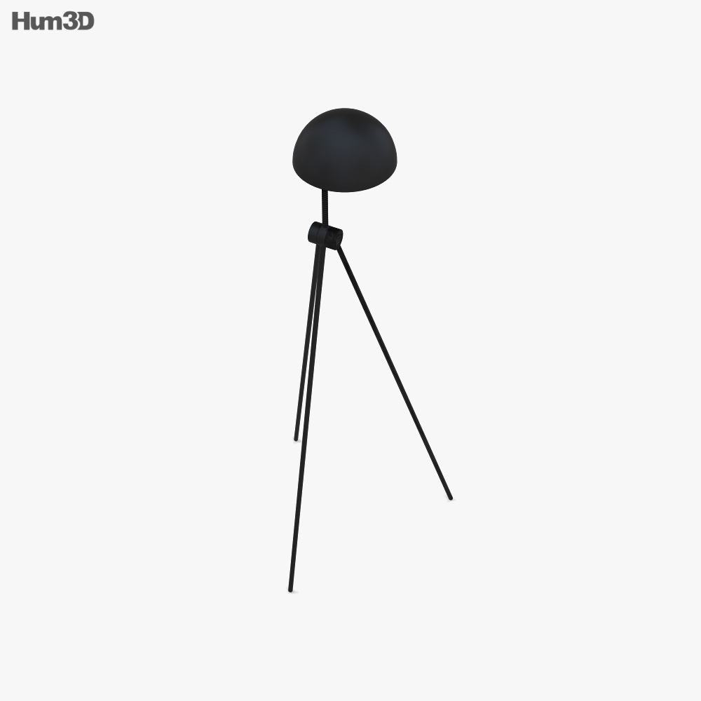 Fritz Hansen Radon Floor lamp 3D model - Download in MAX, OBJ, FBX, C4D