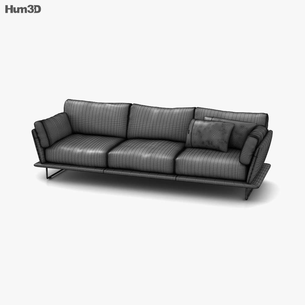 Gamma Vessel Sofa 3D model - Download in MAX, OBJ, FBX, C4D