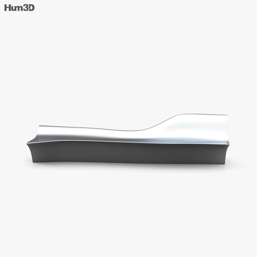 Zaha Hadid Bench 3D model - Download in MAX, OBJ, FBX, C4D