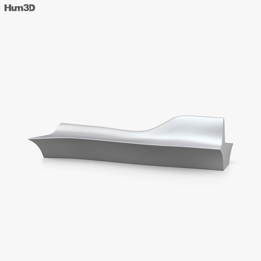 Zaha Hadid Bench 3D model - Download in MAX, OBJ, FBX, C4D