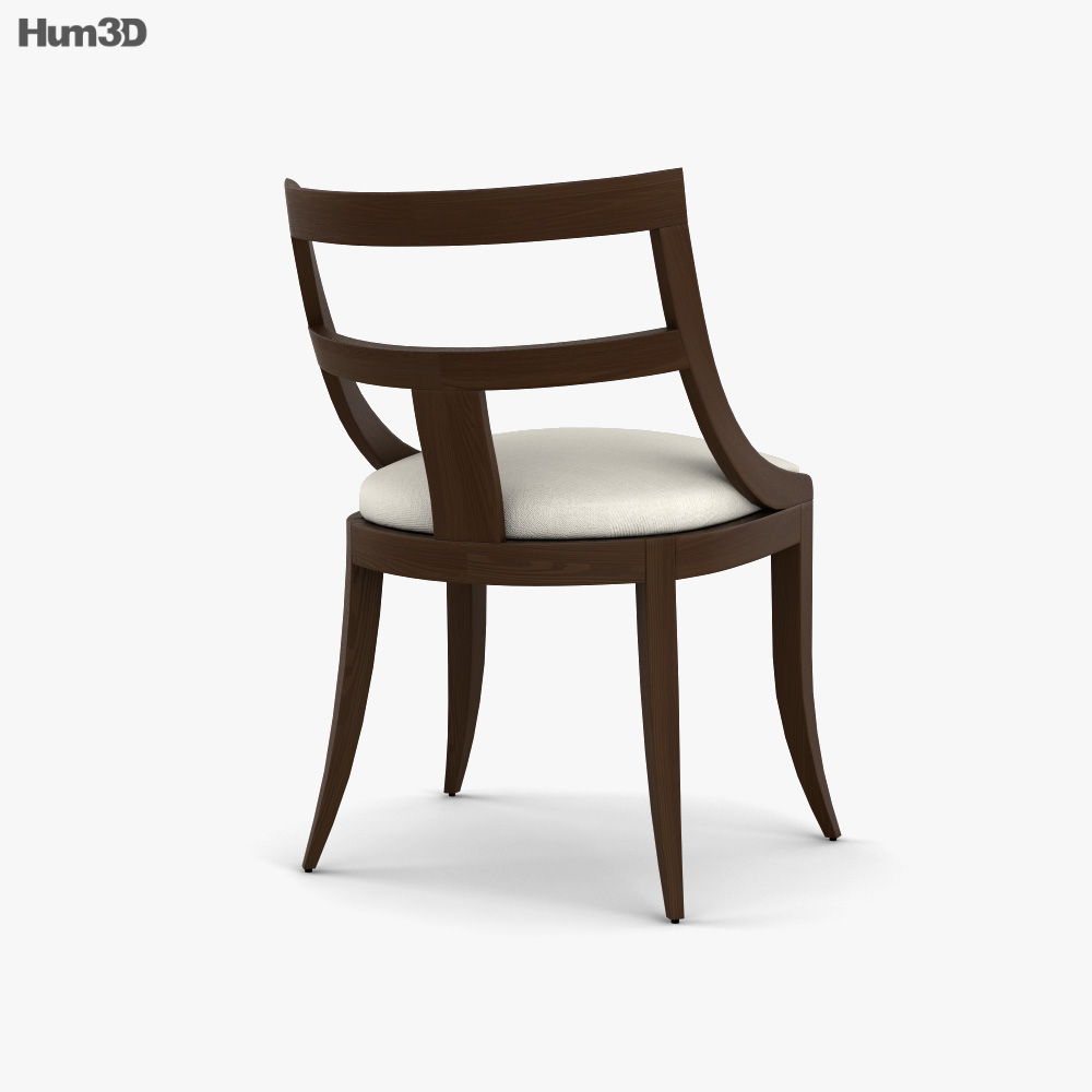 Peidmont Dining Side сhair 3D model - Download in MAX, OBJ, FBX, C4D