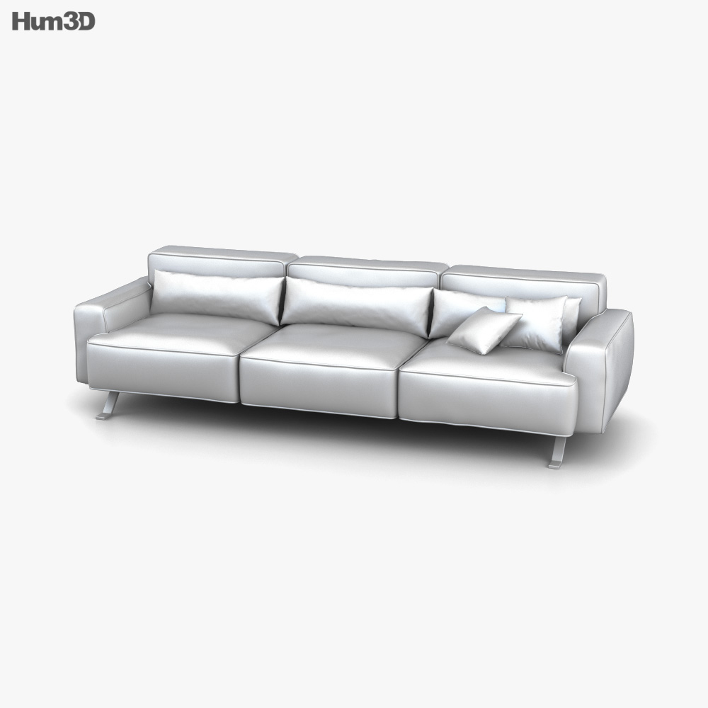 Cierre Frank Sofa 3D model - Download in MAX, OBJ, FBX, C4D