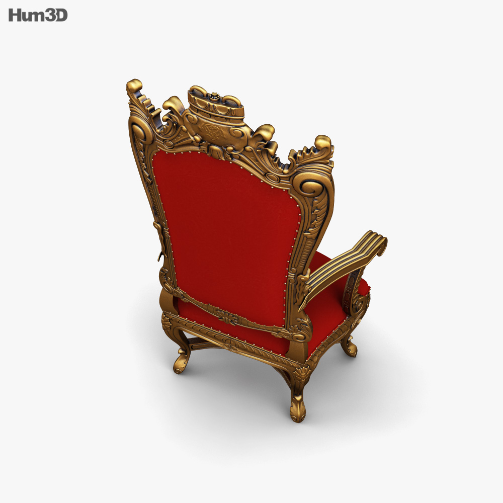 Royal Throne 3D model - Download in MAX, OBJ, FBX, C4D