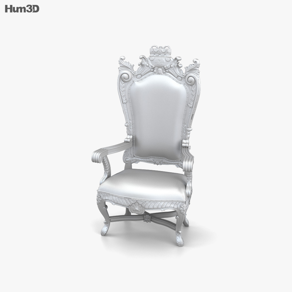 Royal Throne 3D model - Download in MAX, OBJ, FBX, C4D