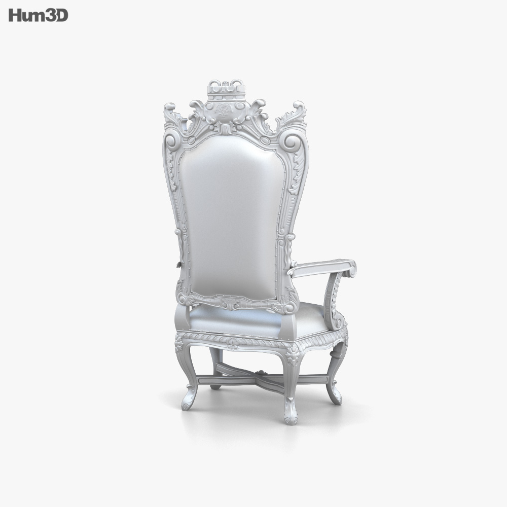 Royal Throne 3D model - Download in MAX, OBJ, FBX, C4D