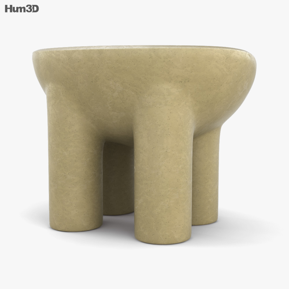 Roly Poly Chair 3D model - Download in MAX, OBJ, FBX, C4D
