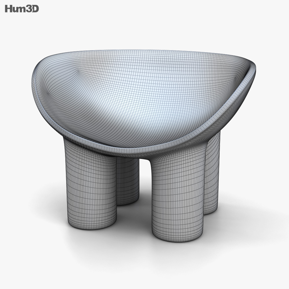Roly Poly Chair 3D model - Download in MAX, OBJ, FBX, C4D
