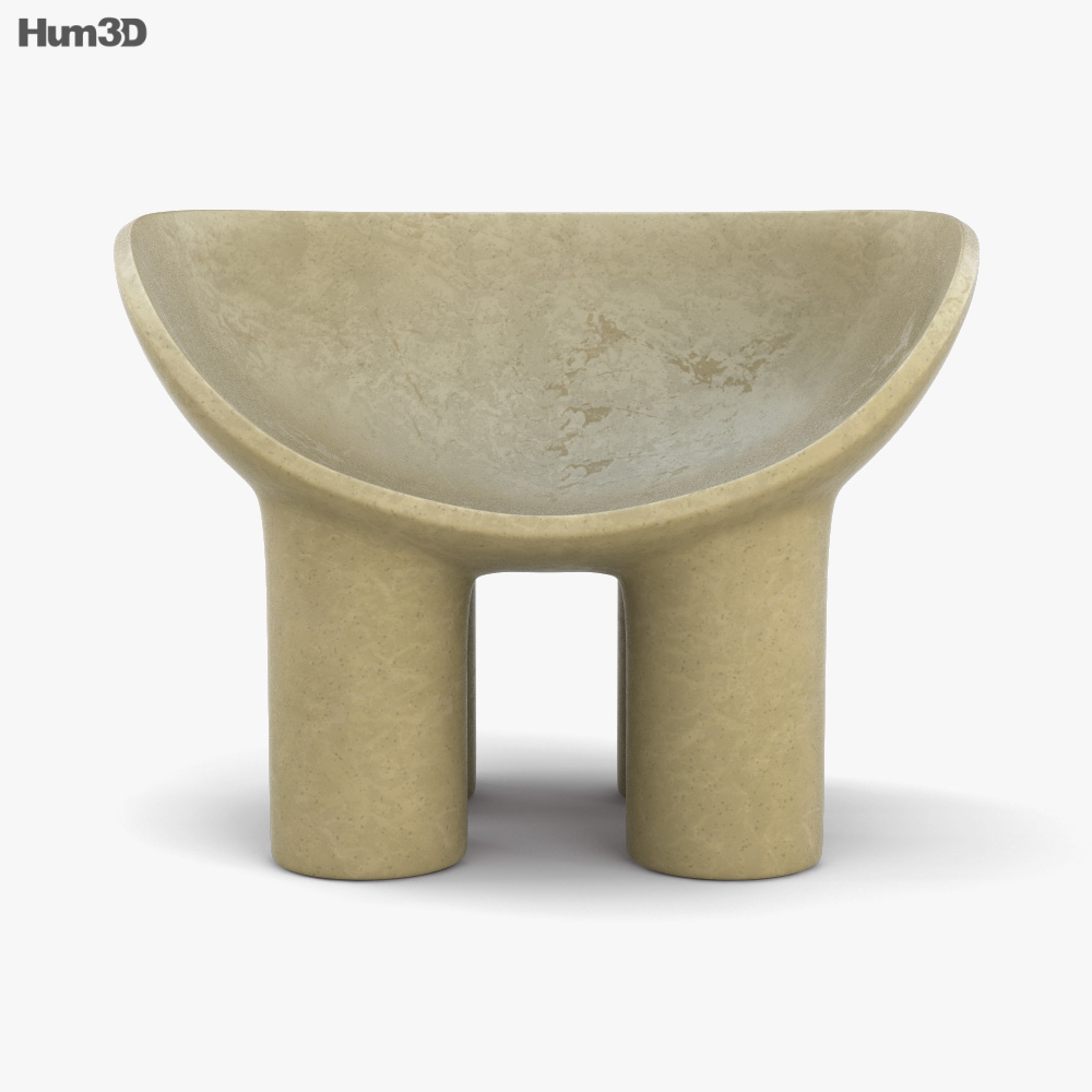 Roly Poly Chair 3D model - Download in MAX, OBJ, FBX, C4D