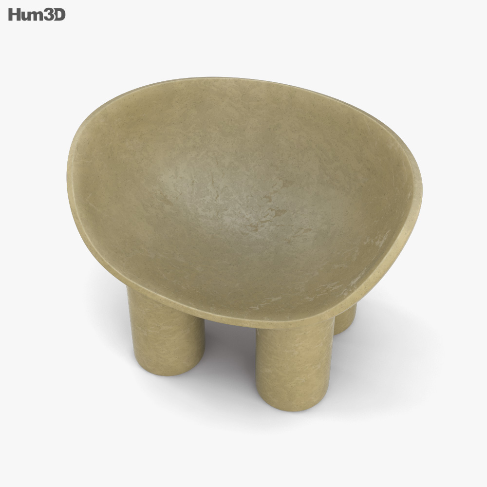 Roly Poly Chair 3D model - Download in MAX, OBJ, FBX, C4D