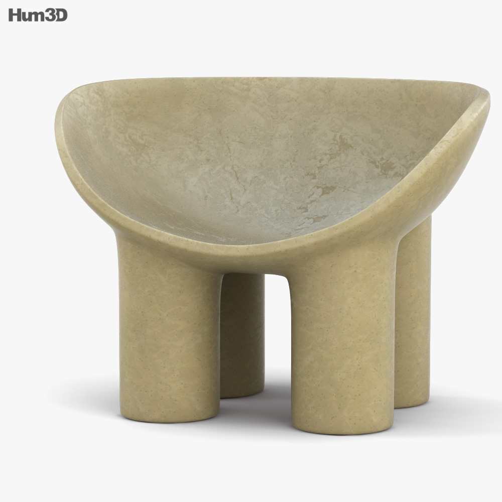 Roly Poly Chair 3D model - Download in MAX, OBJ, FBX, C4D