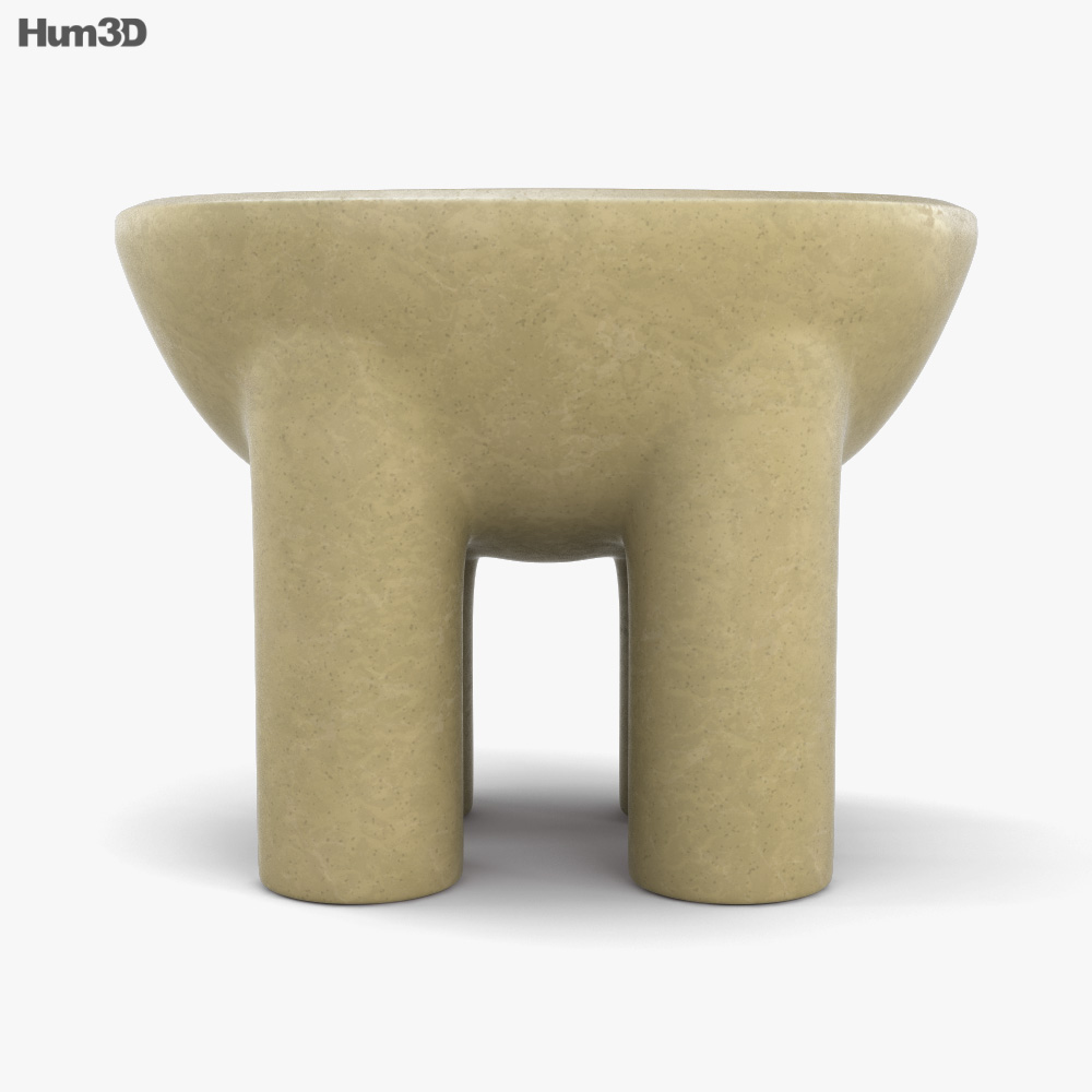 Roly Poly Chair 3D model - Download in MAX, OBJ, FBX, C4D