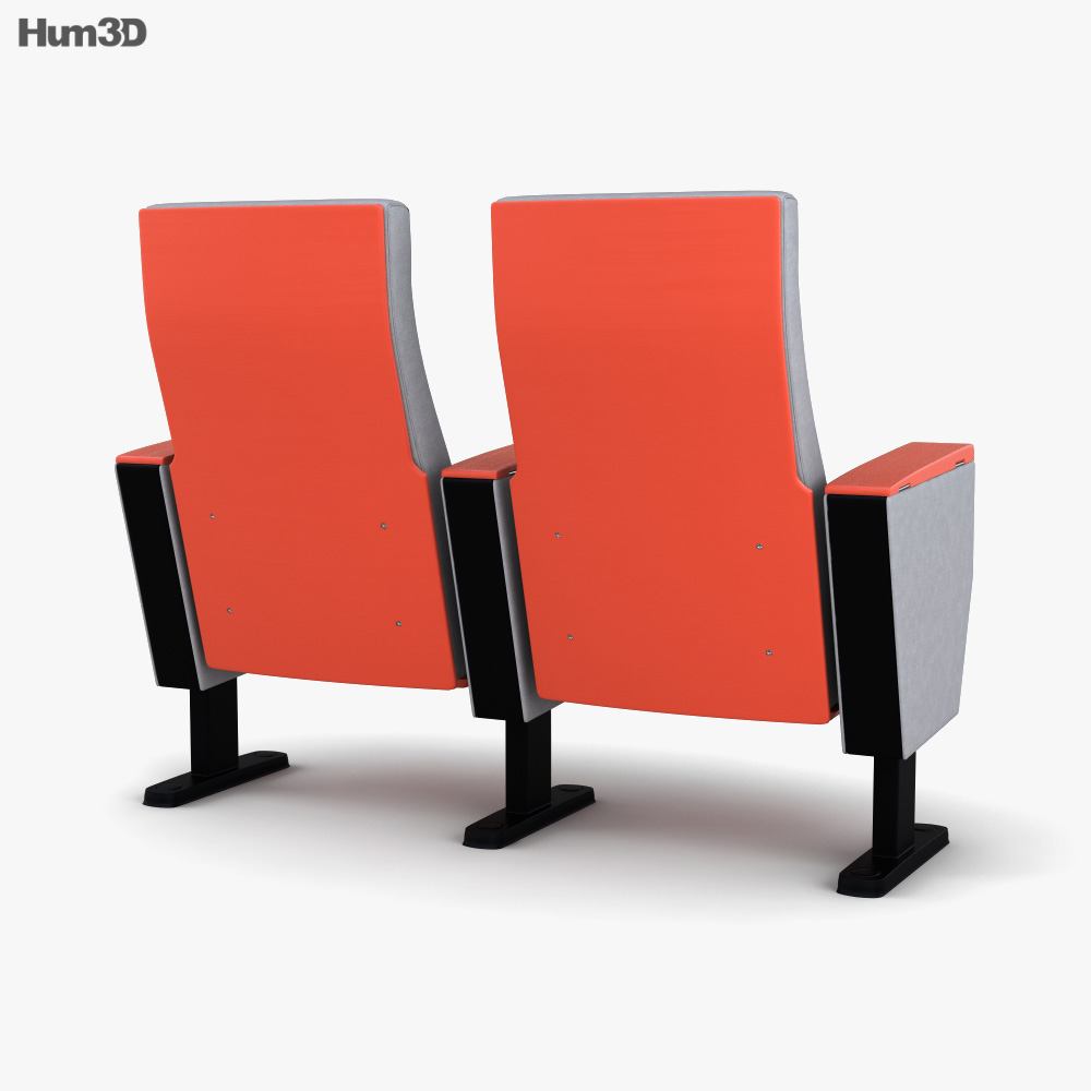Auditorium chair 3D model - Download in MAX, OBJ, FBX, C4D