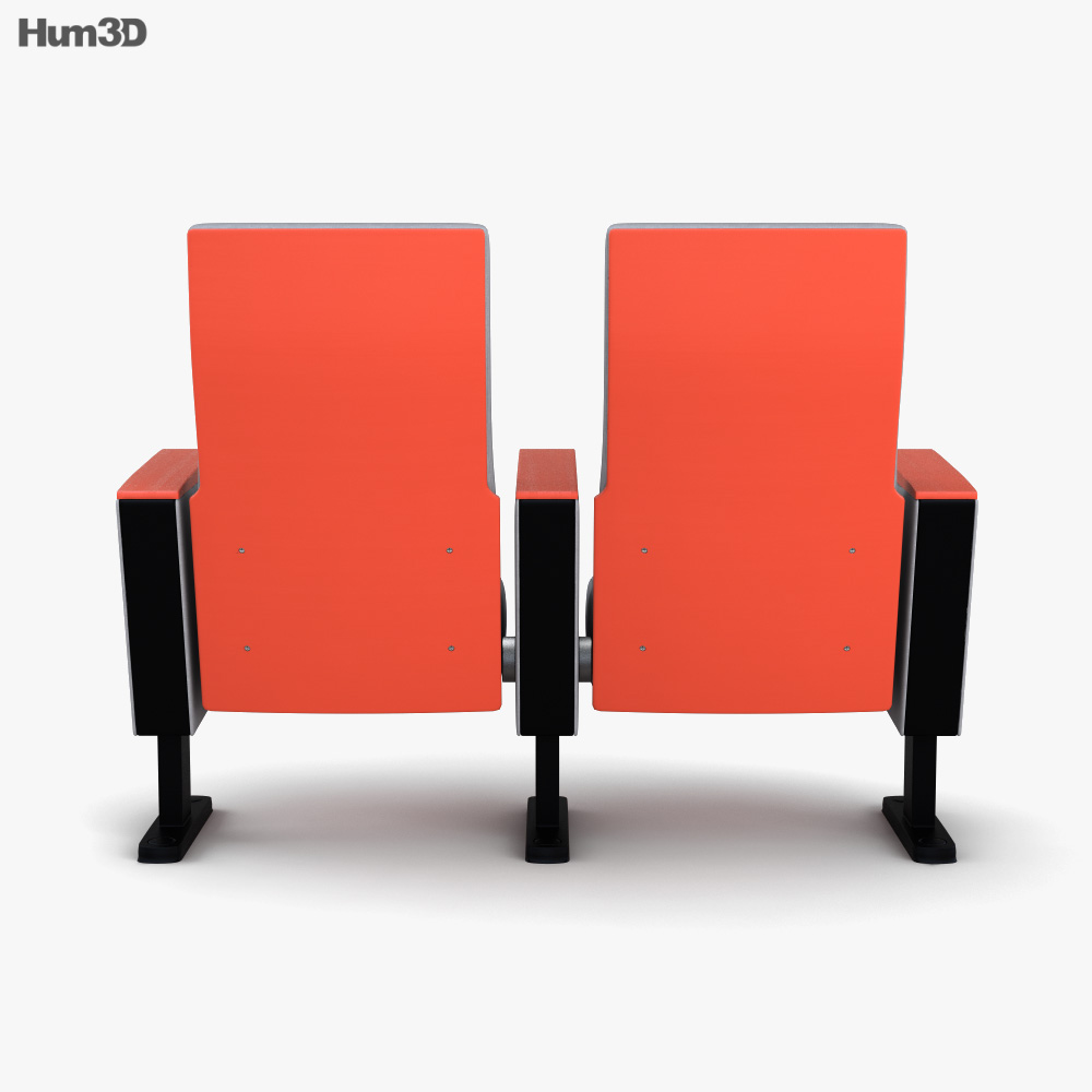 Auditorium chair 3D model - Download in MAX, OBJ, FBX, C4D