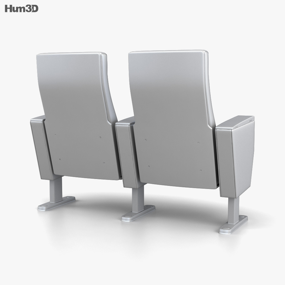 Auditorium chair 3D model - Download in MAX, OBJ, FBX, C4D