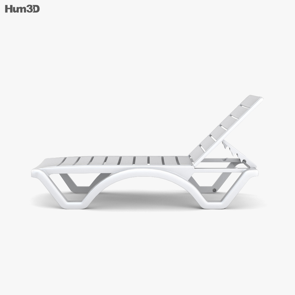 Pool Lounge chair 3D model - Download in MAX, OBJ, FBX, C4D