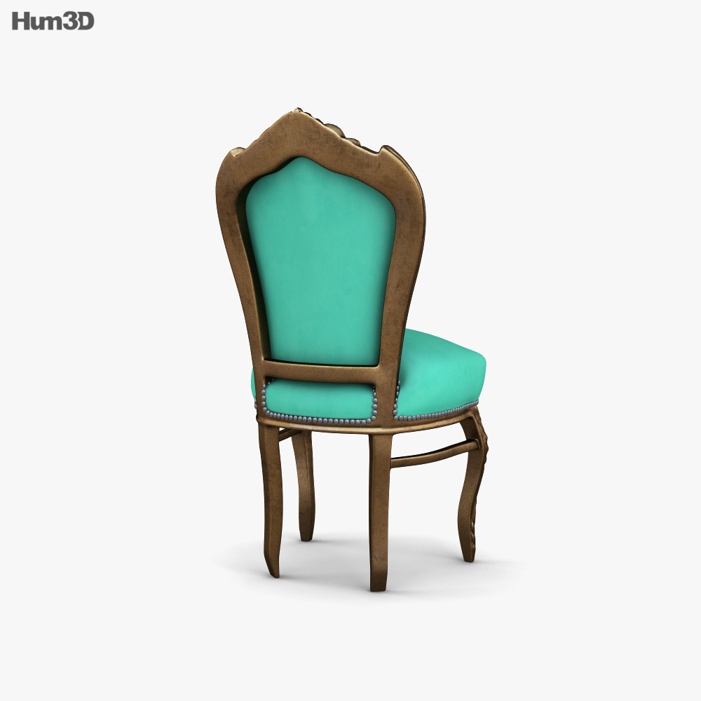 Baroque Chair 3D model - Download in MAX, OBJ, FBX, C4D