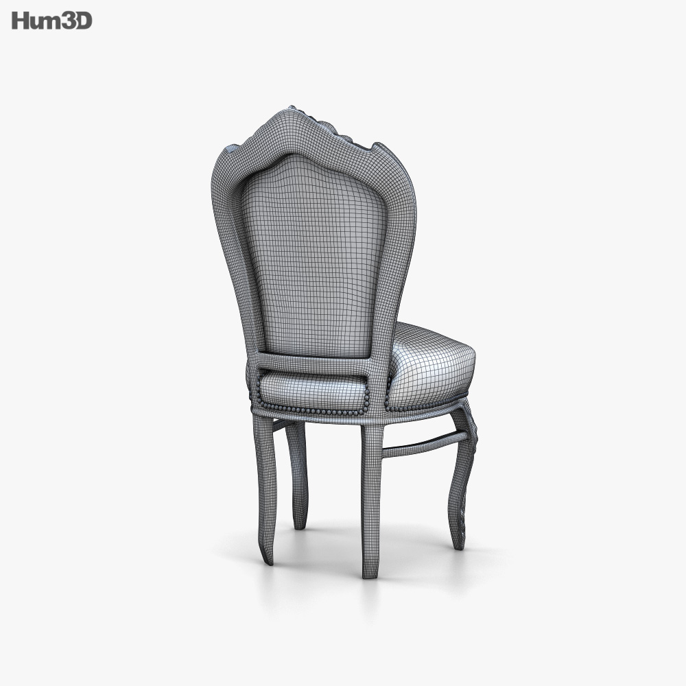 Baroque Chair 3D model - Download in MAX, OBJ, FBX, C4D
