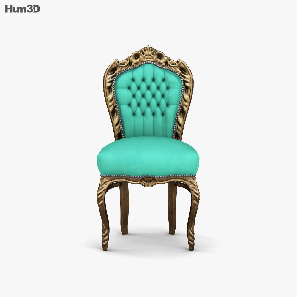 Baroque Chair 3D model - Download in MAX, OBJ, FBX, C4D