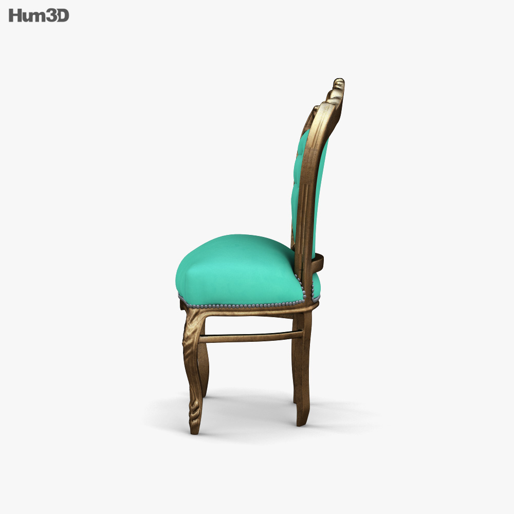 Baroque Chair 3D model - Download in MAX, OBJ, FBX, C4D