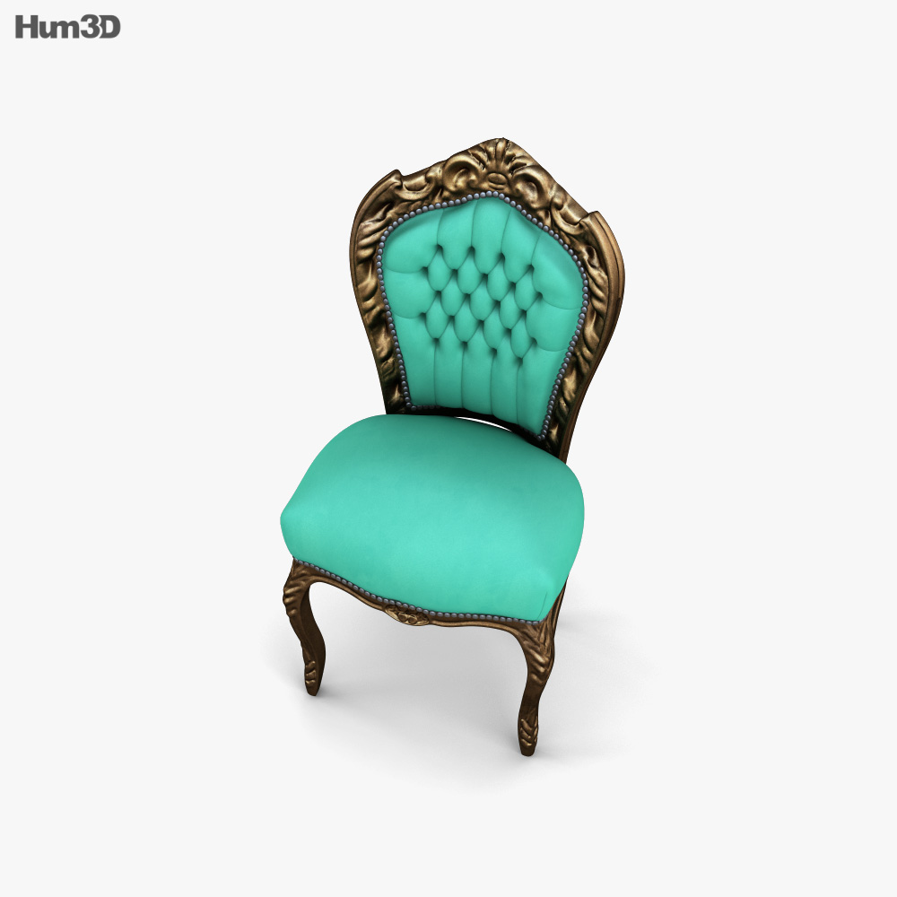 Baroque Chair 3D model - Download in MAX, OBJ, FBX, C4D