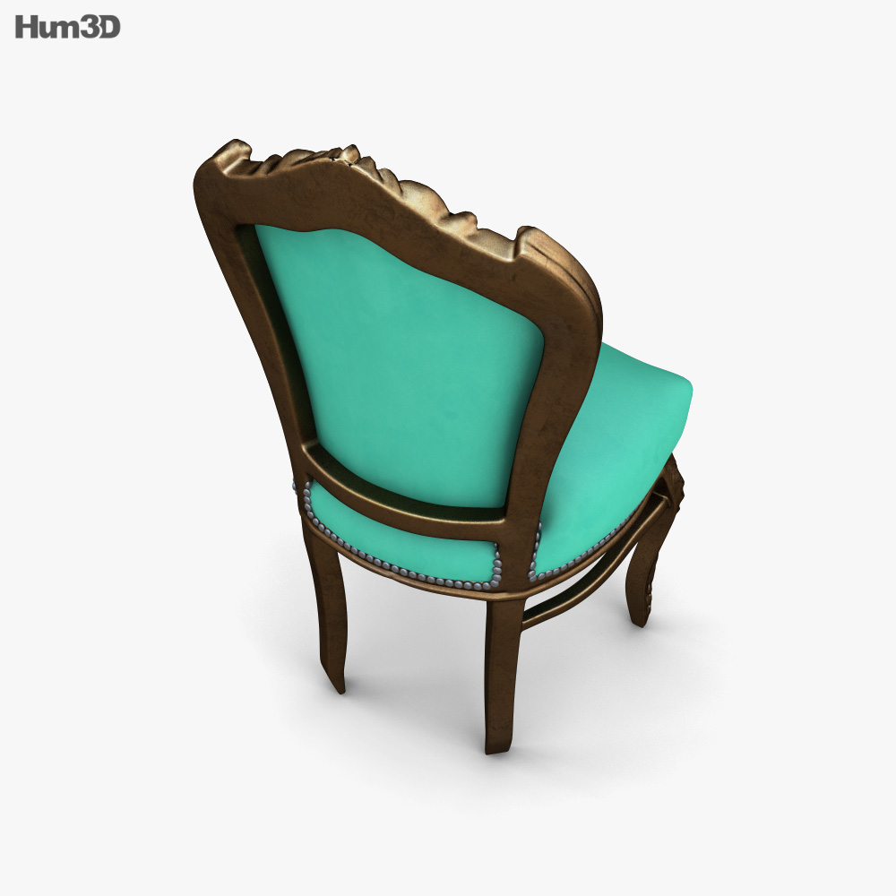 Baroque Chair 3D model - Download in MAX, OBJ, FBX, C4D