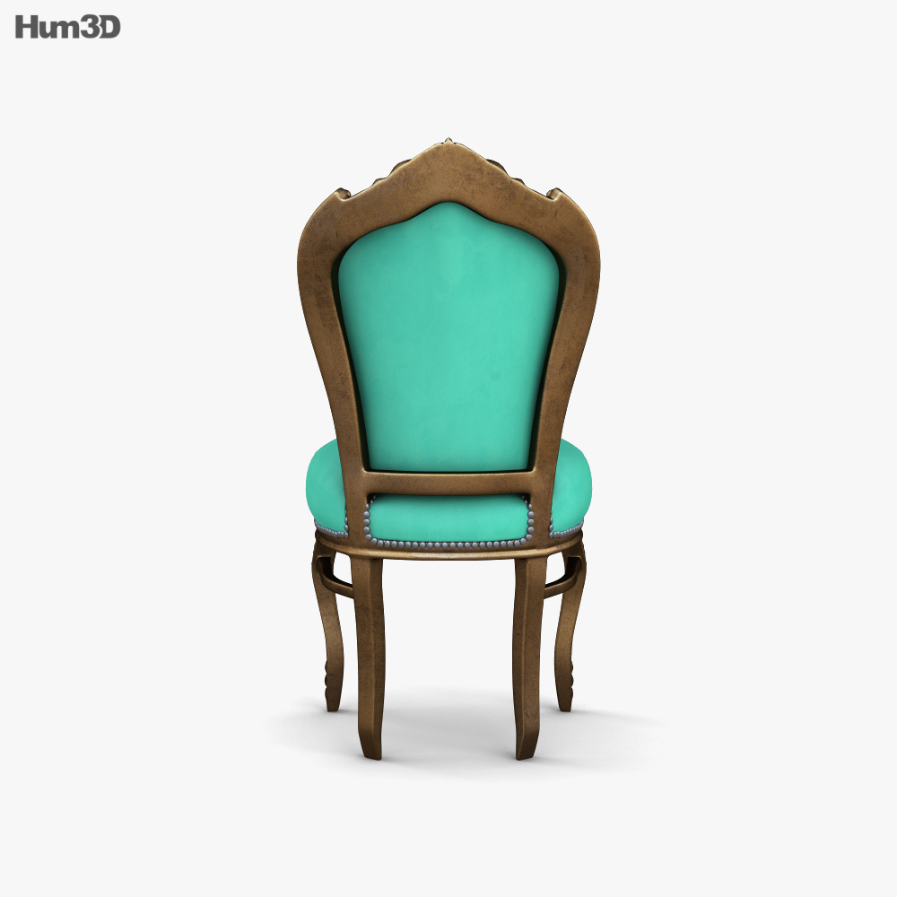 Baroque Chair 3D model - Download in MAX, OBJ, FBX, C4D