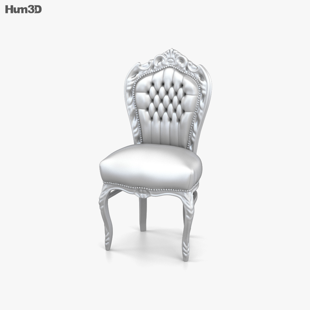 Baroque Chair 3D model - Download in MAX, OBJ, FBX, C4D