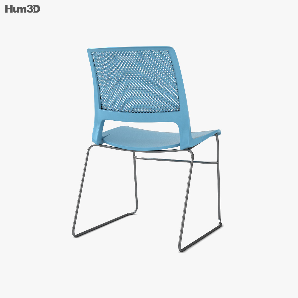 Lumin Multipurpose Stackable Chair 3D model - Download in MAX, OBJ, FBX ...