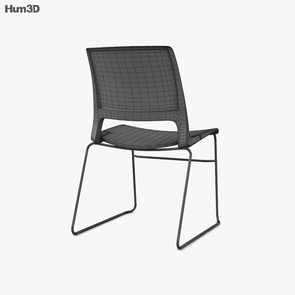 Lumin Multipurpose Stackable Chair 3D model - Download in MAX, OBJ, FBX ...