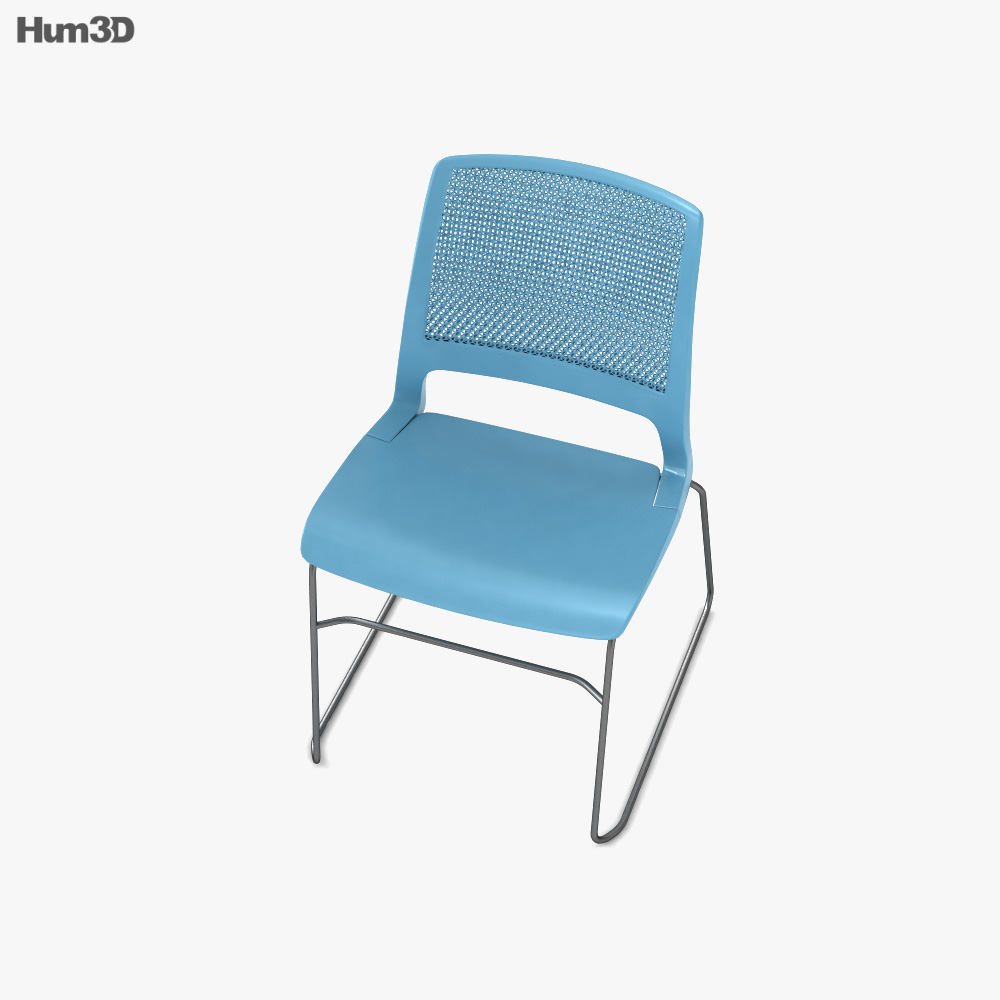Lumin Multipurpose Stackable Chair 3D model - Download in MAX, OBJ, FBX ...